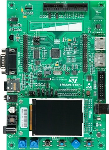 STM320518-EVAL - Evaluation board for STM32 F0 series - with STM32F051R8 MCU - STMicroelectronics