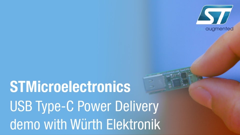USB type-C and power delivery controllers - STMicroelectronics