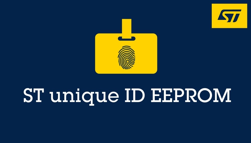 Unique ID serial EEPROM - STMicroelectronics