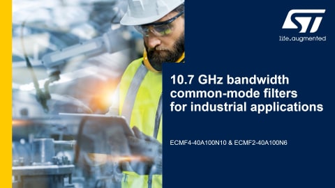 Common-mode filters with integrated ESD protection (ECMF ...