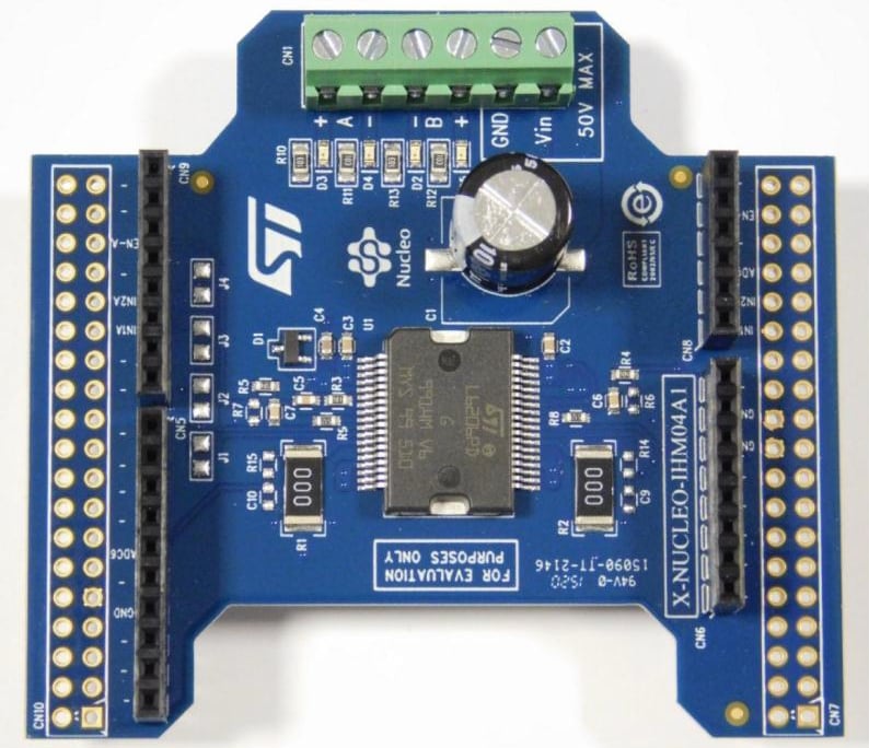 X-NUCLEO-IHM04A1 - Dual brush DC motor driver expansion board based on ...