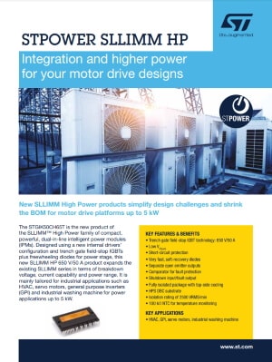 Compact, high-performance, 50 A, 650 V, 3-phase inverter with improved ...