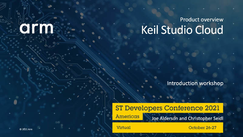 ST Developers Conference Americas 2021 Live - STMicroelectronics