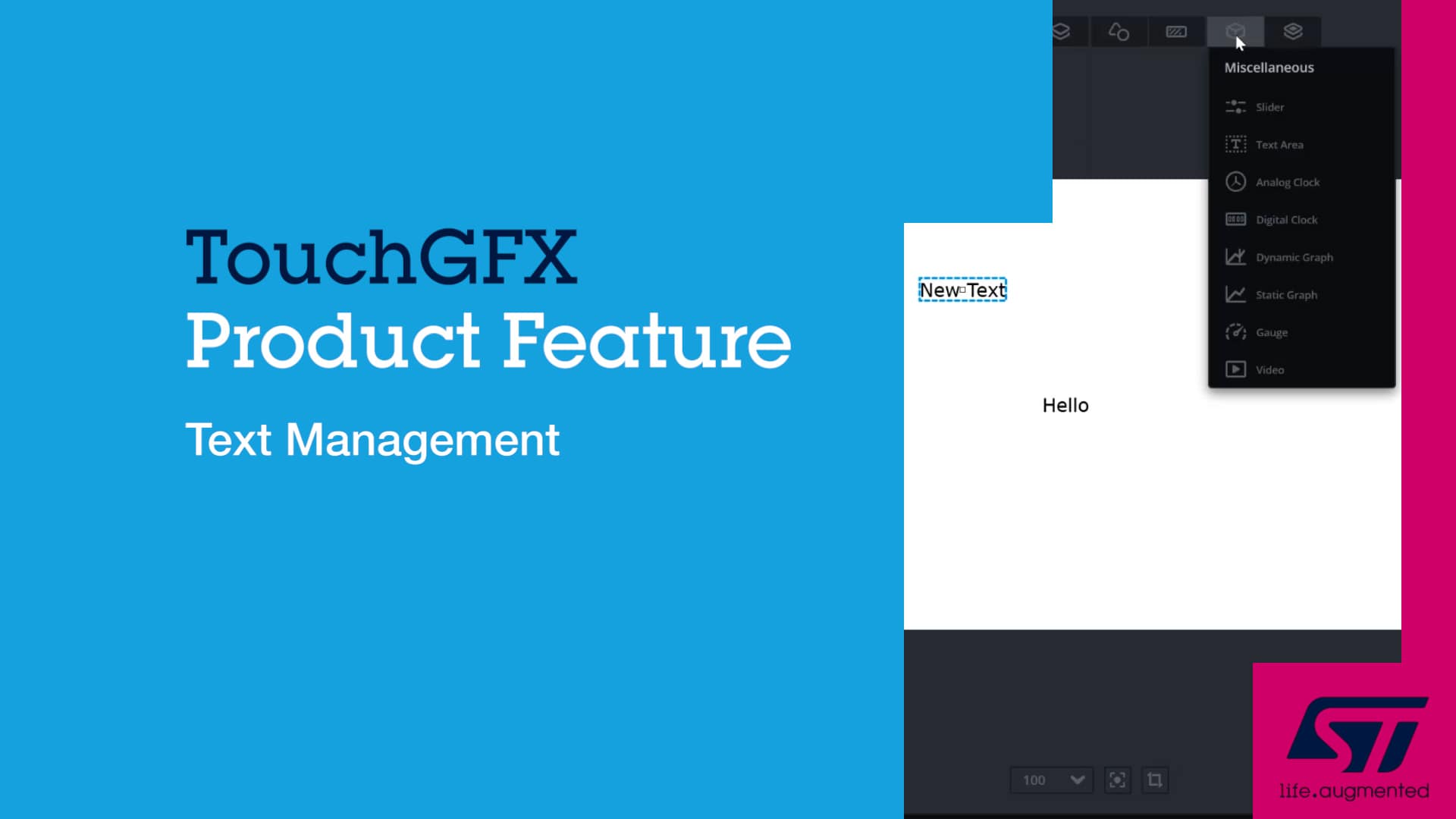 STM32 Graphical User Interface - STMicroelectronics